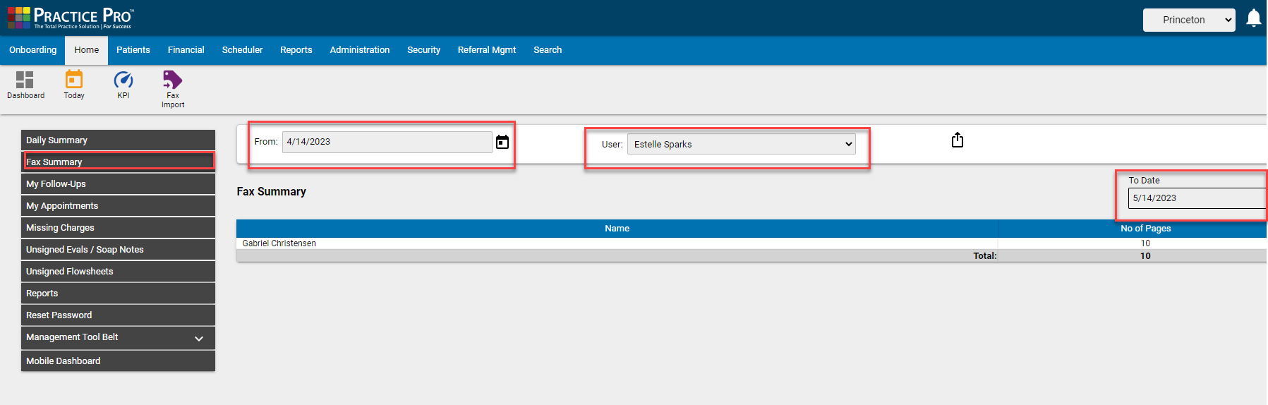 Outgoing Fax Module – Practice Pro Knowledge Base