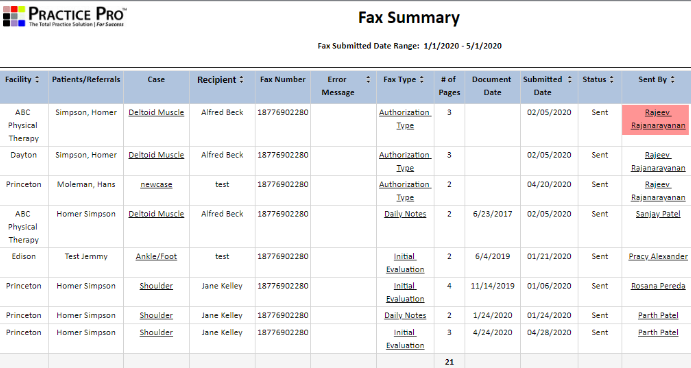 Outgoing Fax Module – Practice Pro Knowledge Base