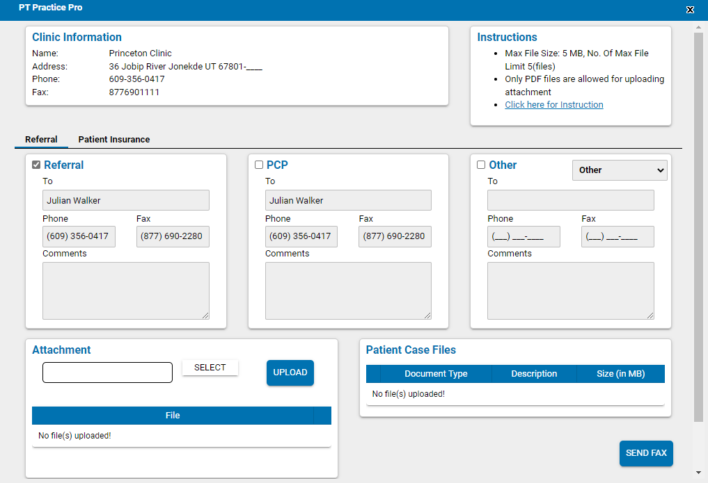 Outgoing Fax Module – Practice Pro Knowledge Base