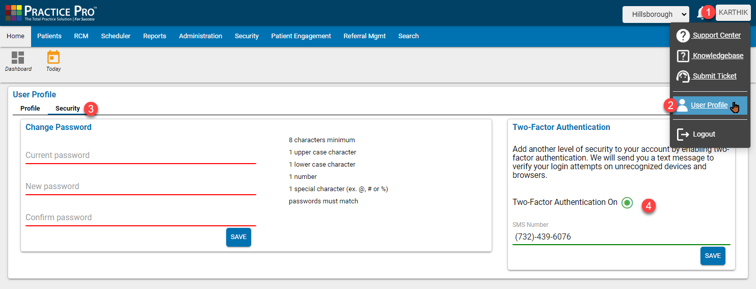 Two-Factor Authentication (2FA) – Practice Pro Knowledge Base