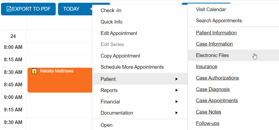 Upload Electronic Files – Practice Pro Knowledge Base