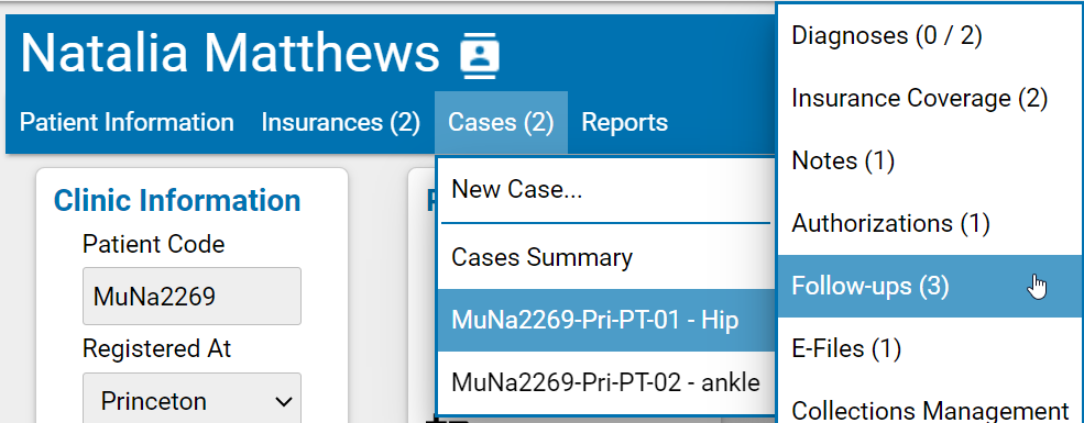 Case Follow-Ups – Practice Pro Knowledge Base