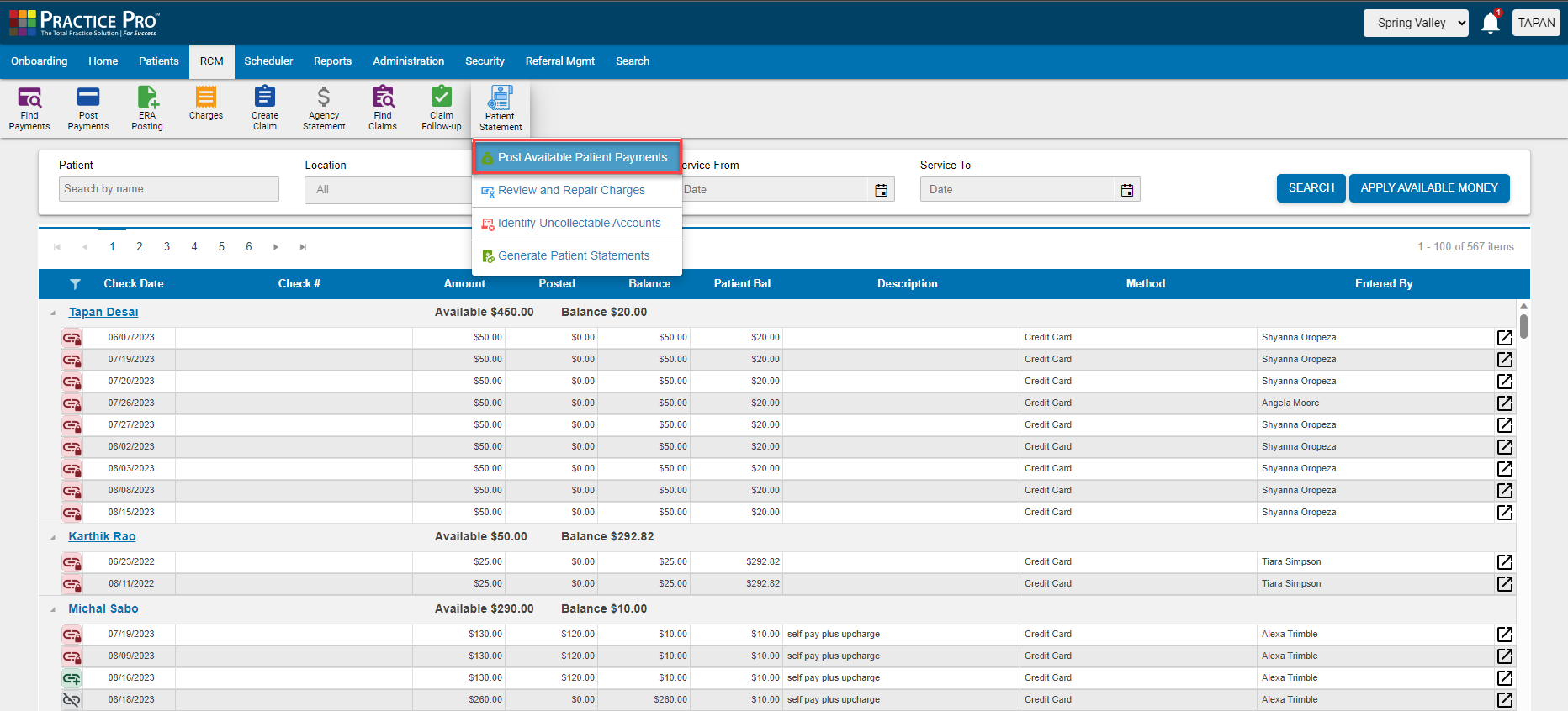 Patient Statement Process – Practice Pro Knowledge Base