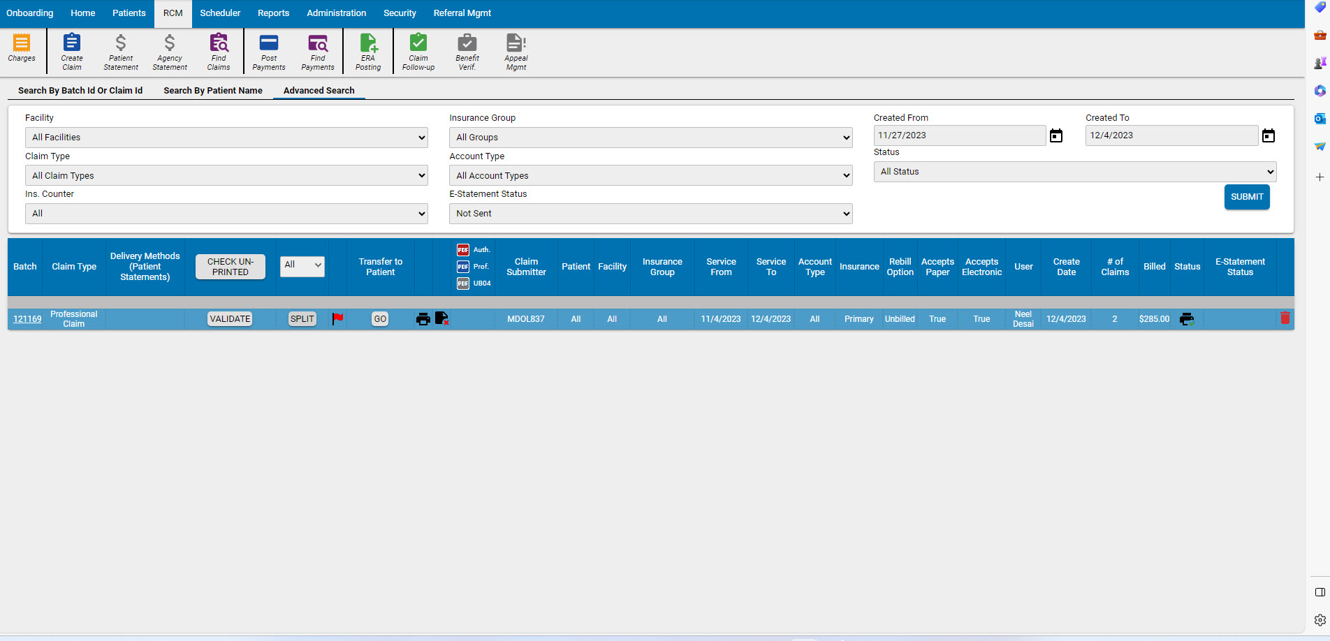 Claim Scrubbing – Practice Pro Knowledge Base