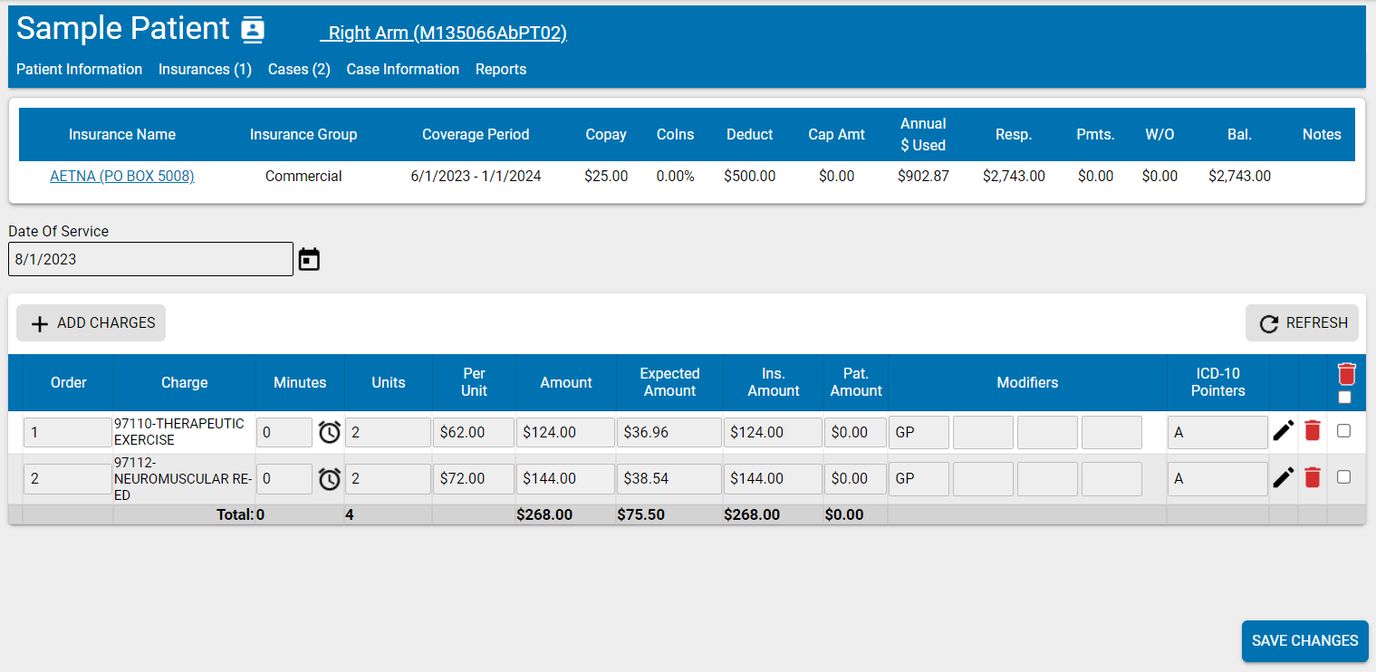 Edit and Delete Charges – Practice Pro Knowledge Base