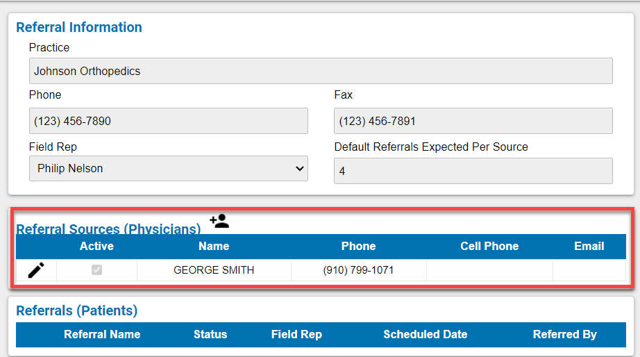 Add a Doctor to a Referring Practice – Practice Pro Knowledge Base