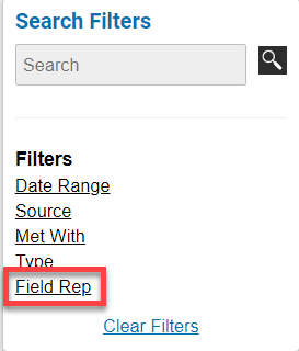 View all Field Rep Activities – Practice Pro Knowledge Base