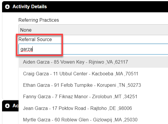 Add a Field Rep Activity – Practice Pro Knowledge Base