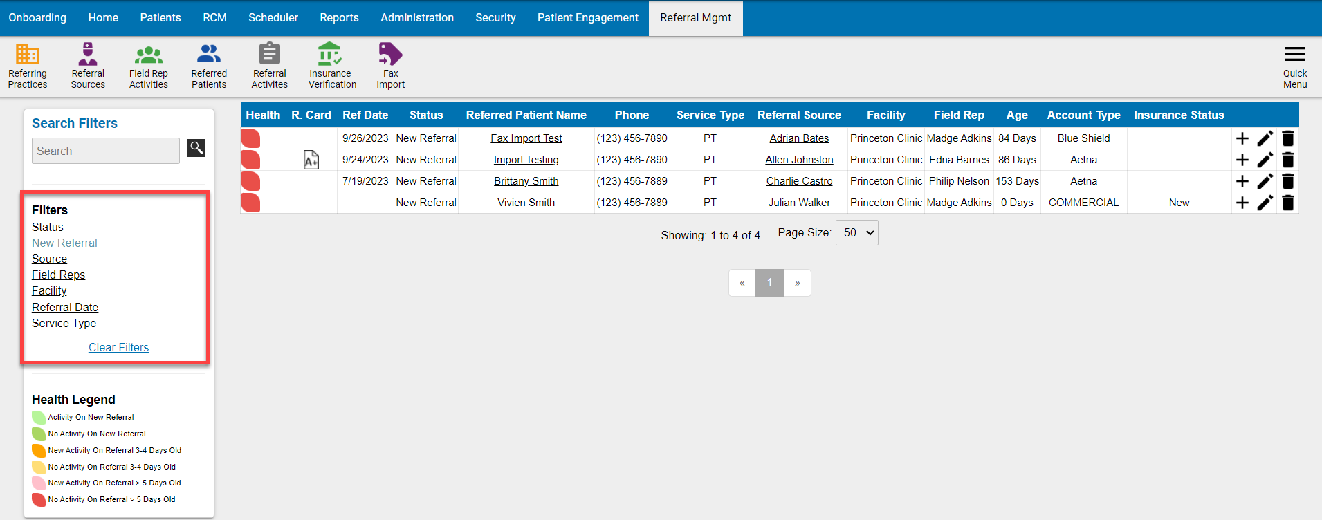 View All Referrals – Practice Pro Knowledge Base