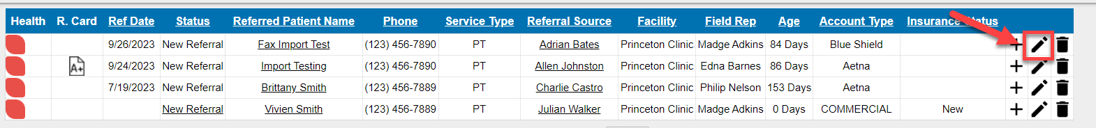 View All Referrals – Practice Pro Knowledge Base