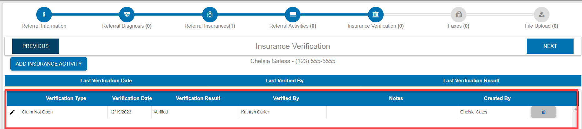 Verify Insurance for a Referral – Practice Pro Knowledge Base