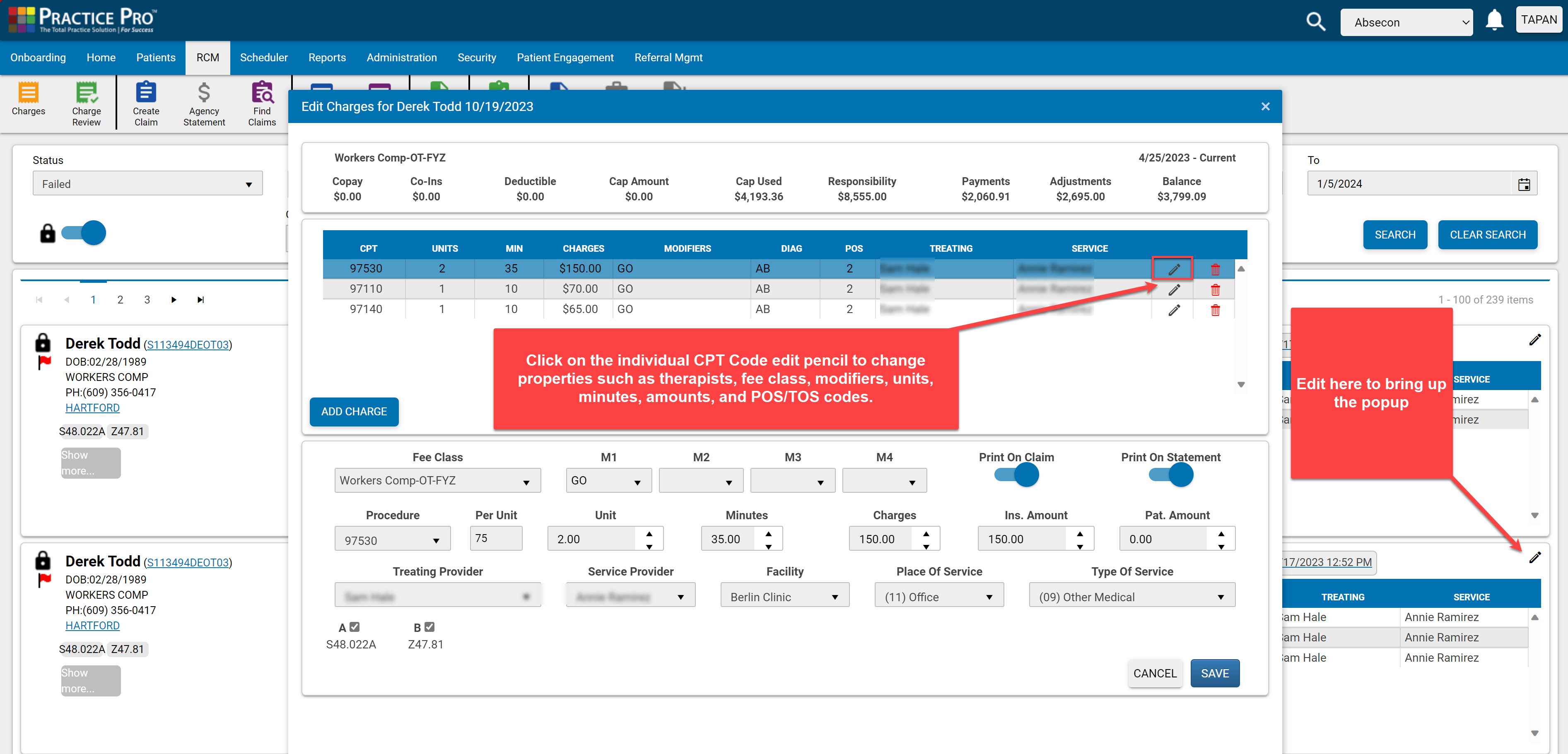 Charge Review Page - NEW – Practice Pro Knowledge Base