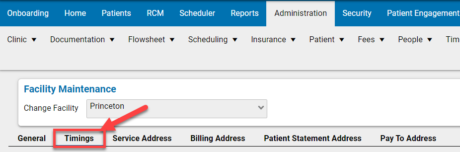 Manage Clinic Hours of Operation – Practice Pro Knowledge Base