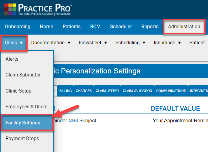 Manage Appointment Reminders – Practice Pro Knowledge Base