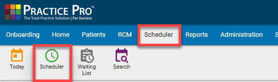 Remove Employees from the Scheduler – Practice Pro Knowledge Base