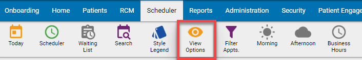 Update Scheduler View – Practice Pro Knowledge Base