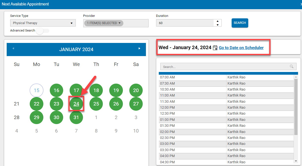 Schedule an Existing Patient – Practice Pro Knowledge Base