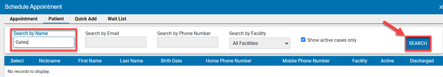 Schedule an Existing Patient – Practice Pro Knowledge Base