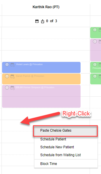 Copy and Paste Appointments – Practice Pro Knowledge Base