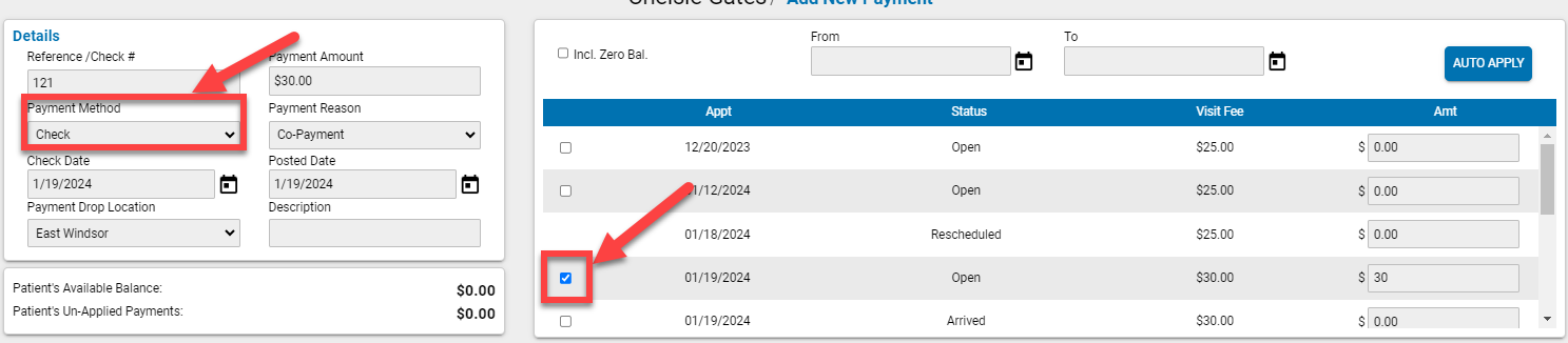 Collect a Patient Co-Pay – Practice Pro Knowledge Base