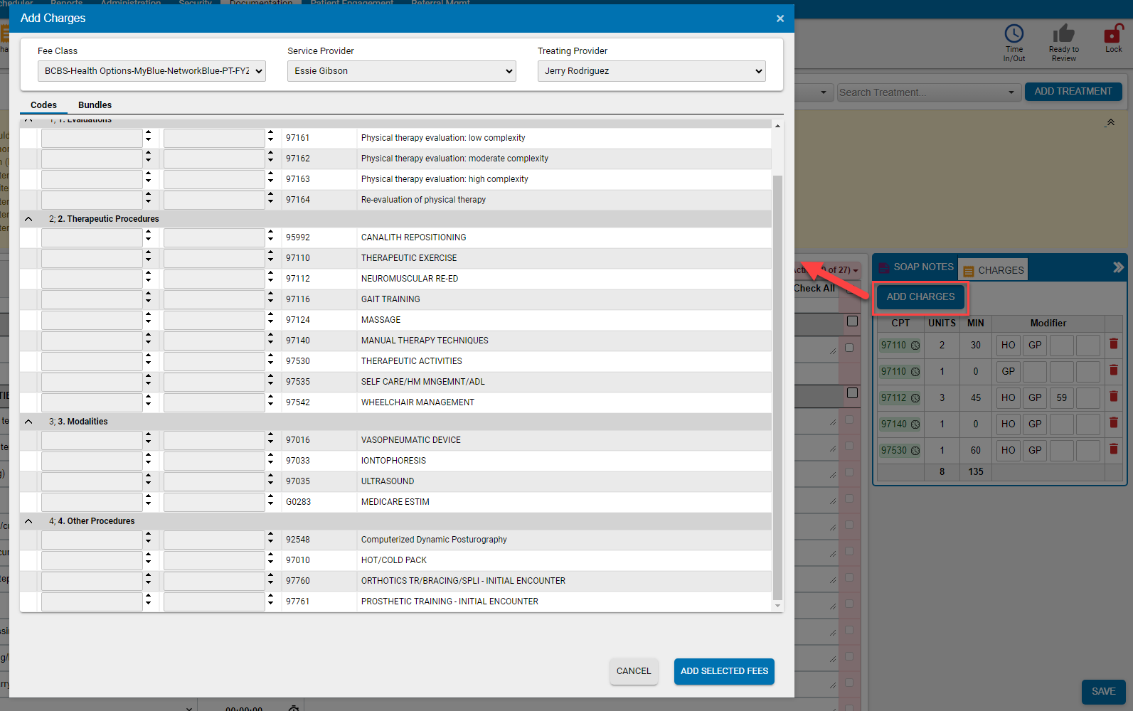 Add Charges From Flow Sheet – Practice Pro Knowledge Base