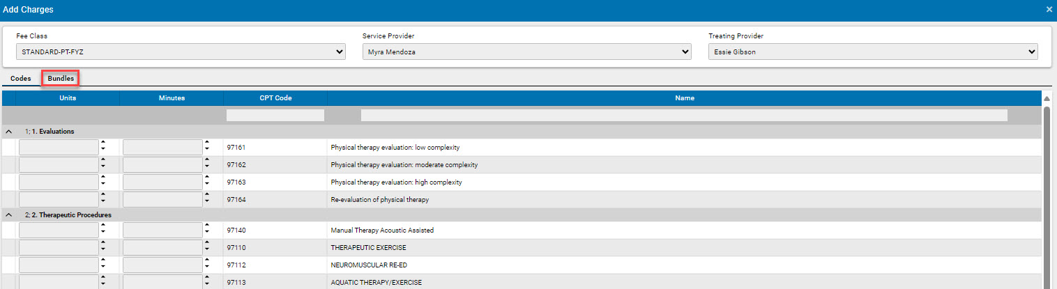 Add Bundle CPT Codes To A Case – Practice Pro Knowledge Base
