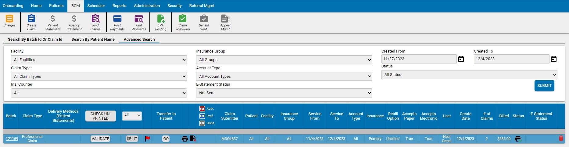 Claim Scrubbing – Practice Pro Knowledge Base