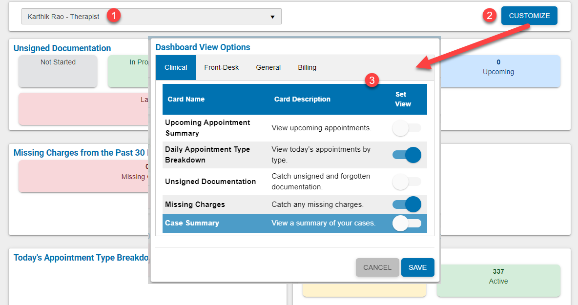 Tile Dashboard - Quick Start Guide – Practice Pro Knowledge Base