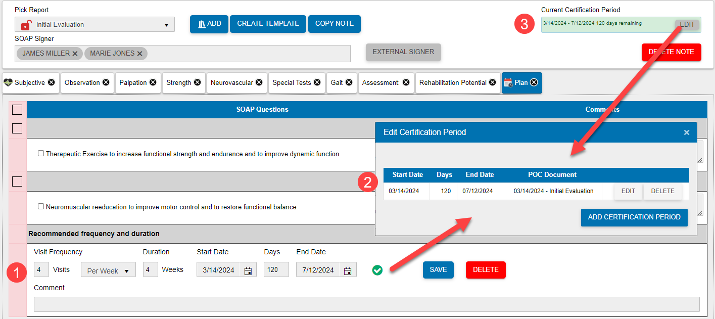 POC/Certification in Documentation Templates – Practice Pro Knowledge Base