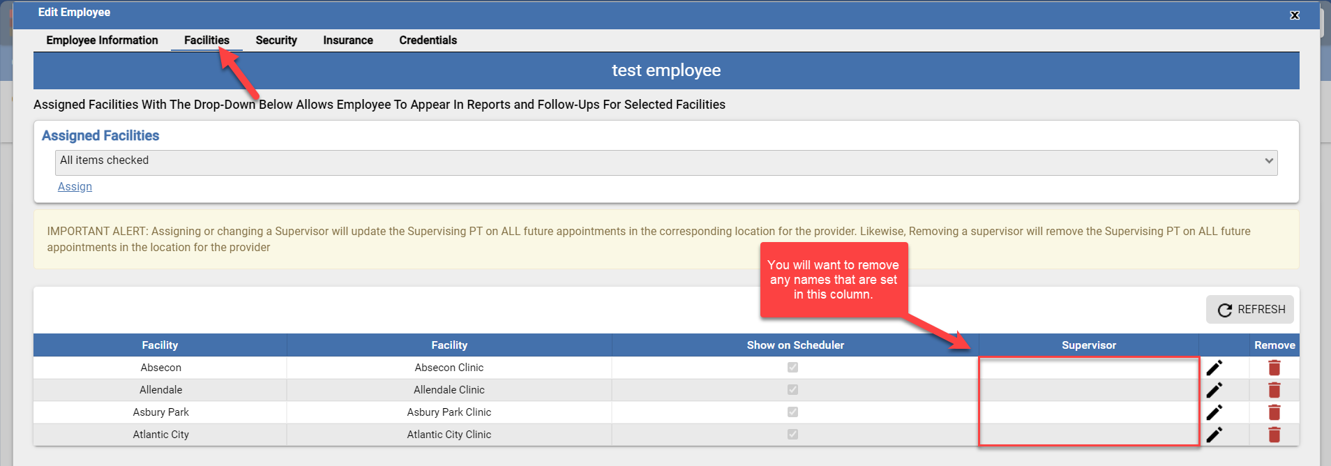 How do I set up the supervising therapist properly? – Practice Pro Knowledge Base