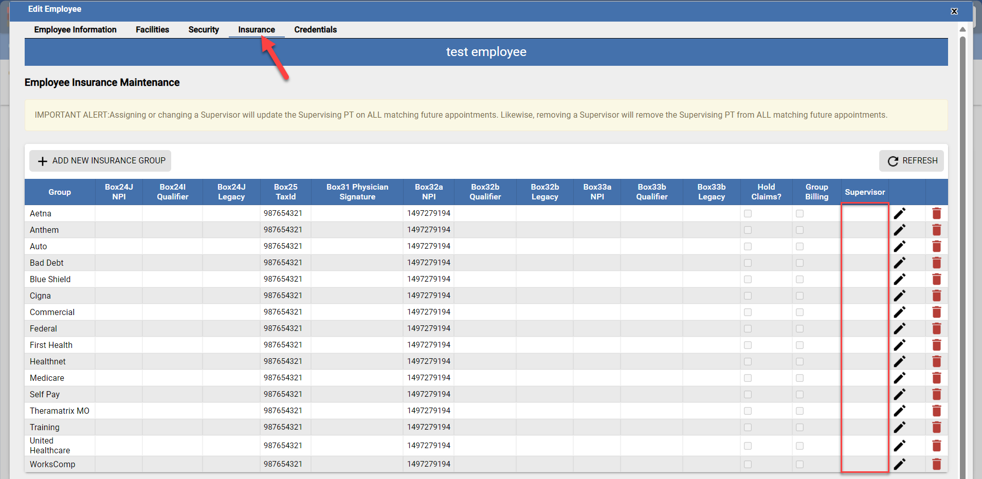 How do I set up the supervising therapist properly? – Practice Pro ...