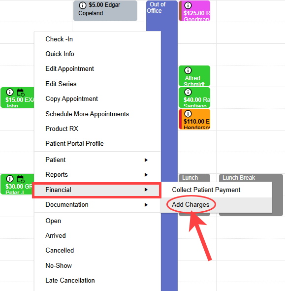 Add Charges From The Add Charges Screen – Practice Pro Knowledge Base