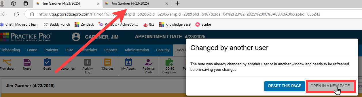 Two Users Updating the Same Flowsheet – Practice Pro Knowledge Base