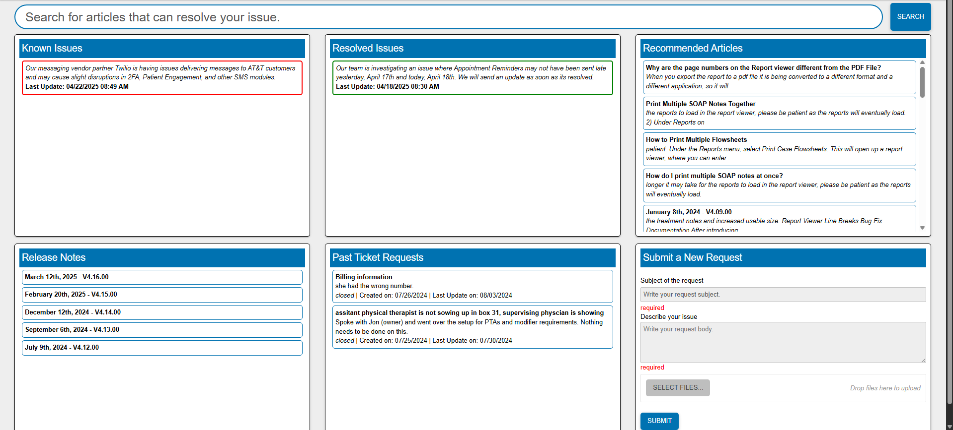 Support Hub – Practice Pro Knowledge Base