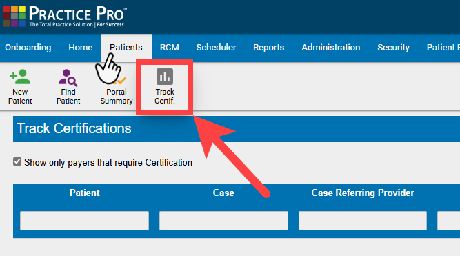 Track Certifications Overview – Practice Pro Knowledge Base