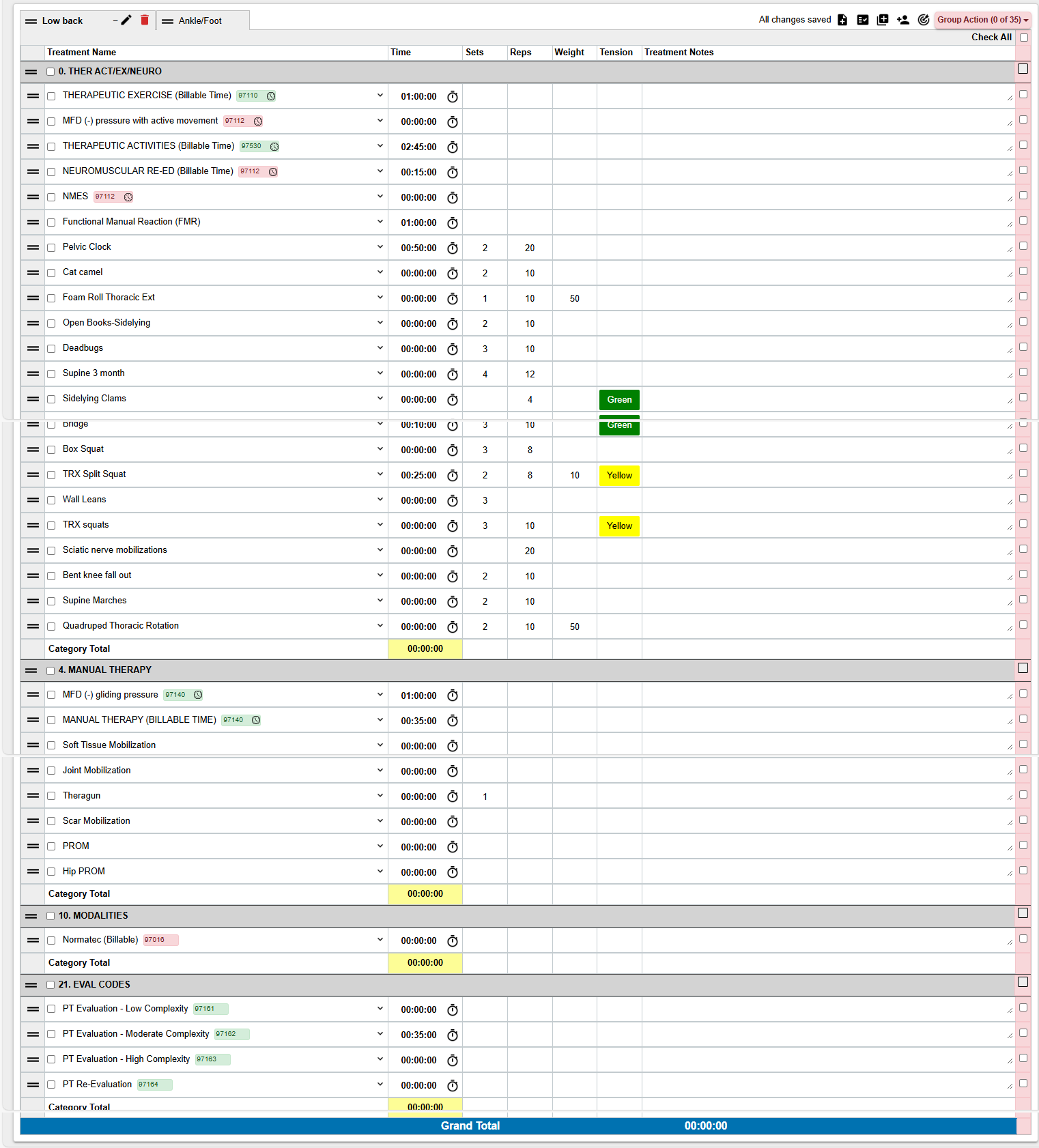 Flowsheet Template Styles – Practice Pro Knowledge Base
