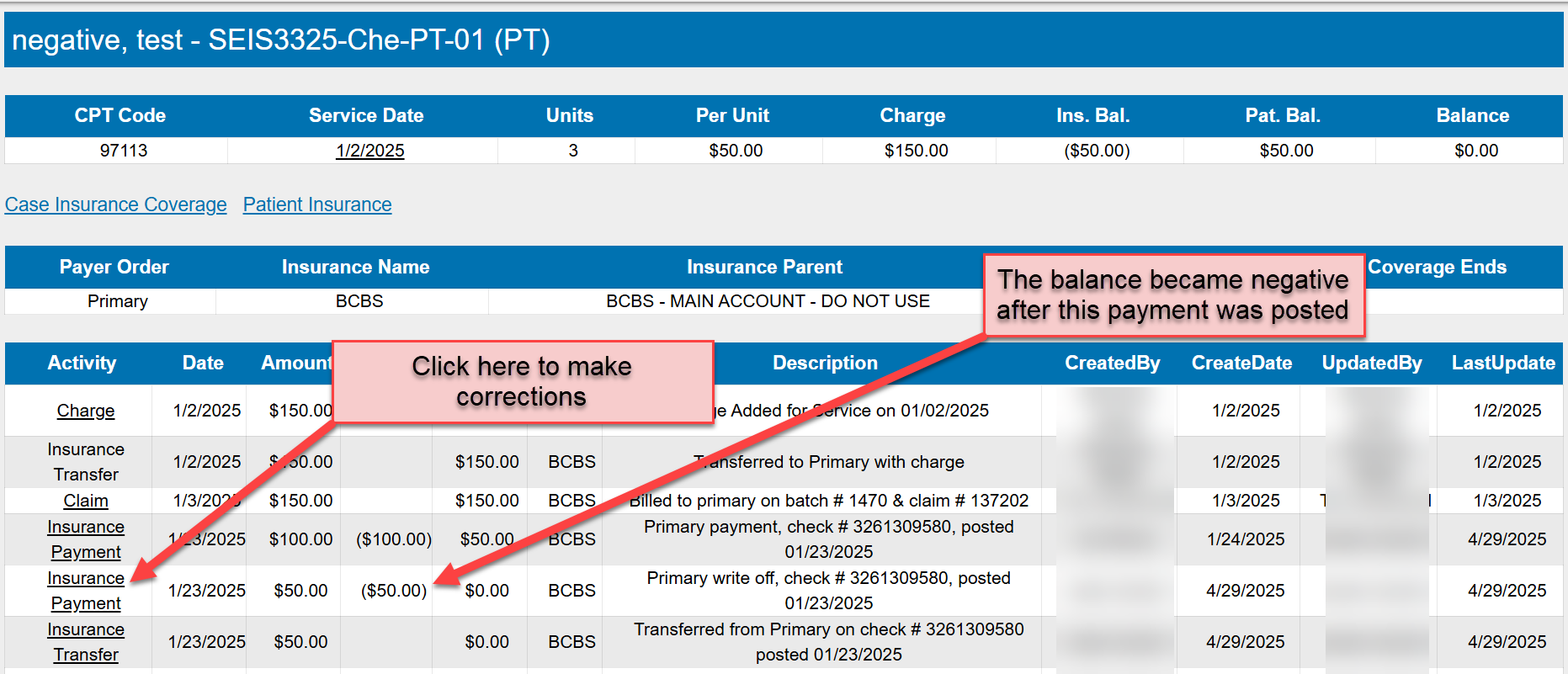 How to Clear Negative Balances – Practice Pro Knowledge Base