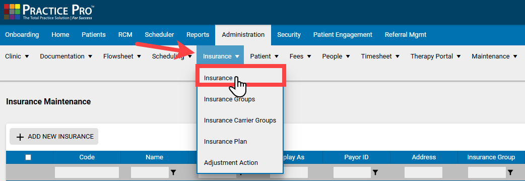 Insurance Payer Rules - CPT Codes – Practice Pro Knowledge Base