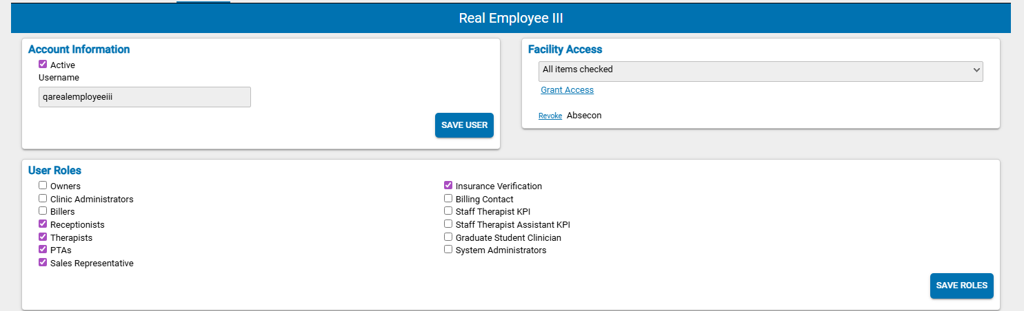 User Roles – Practice Pro Knowledge Base
