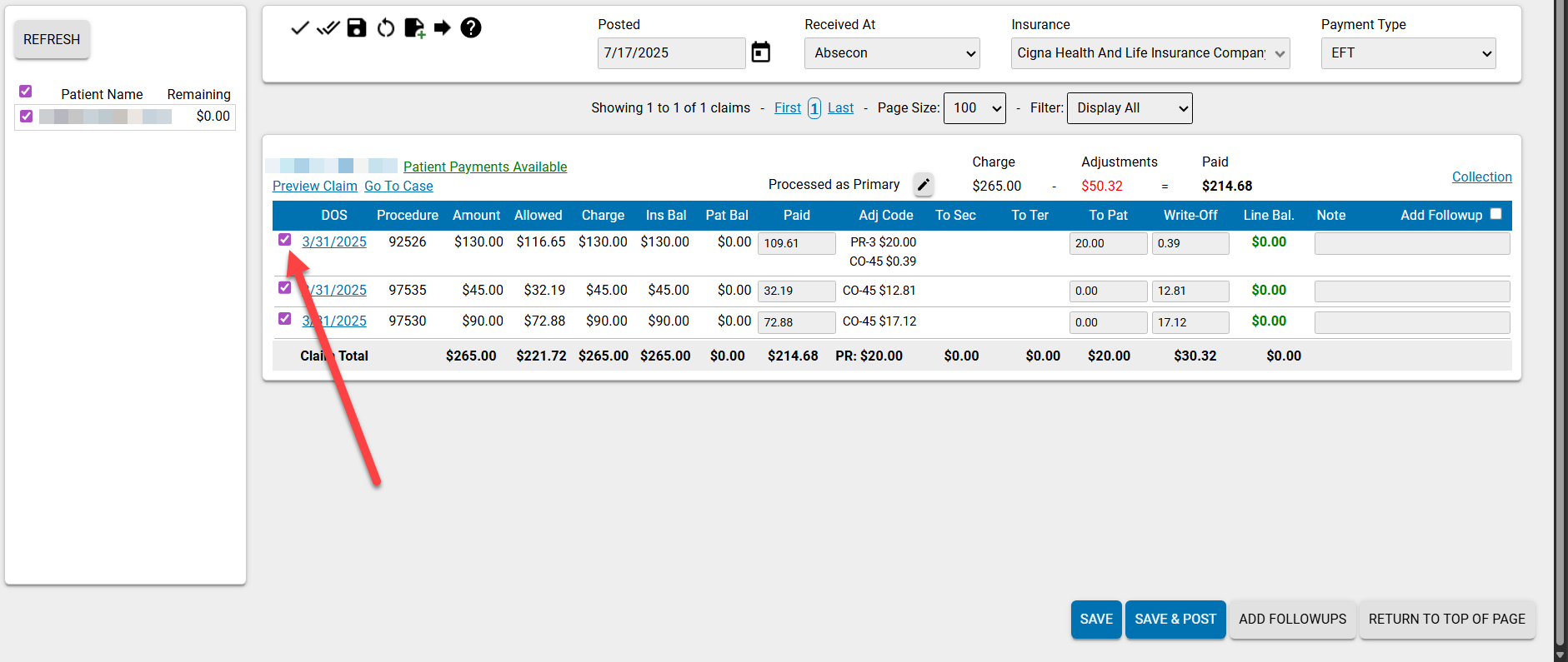 Auto Post an ERA – Practice Pro Knowledge Base