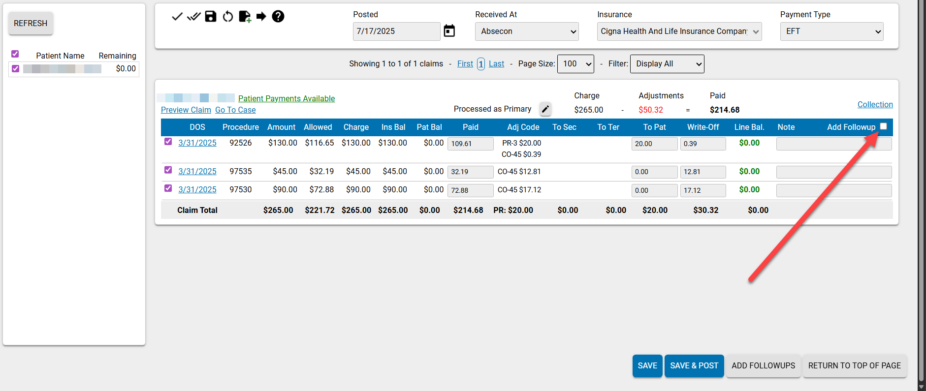 Auto Post an ERA – Practice Pro Knowledge Base