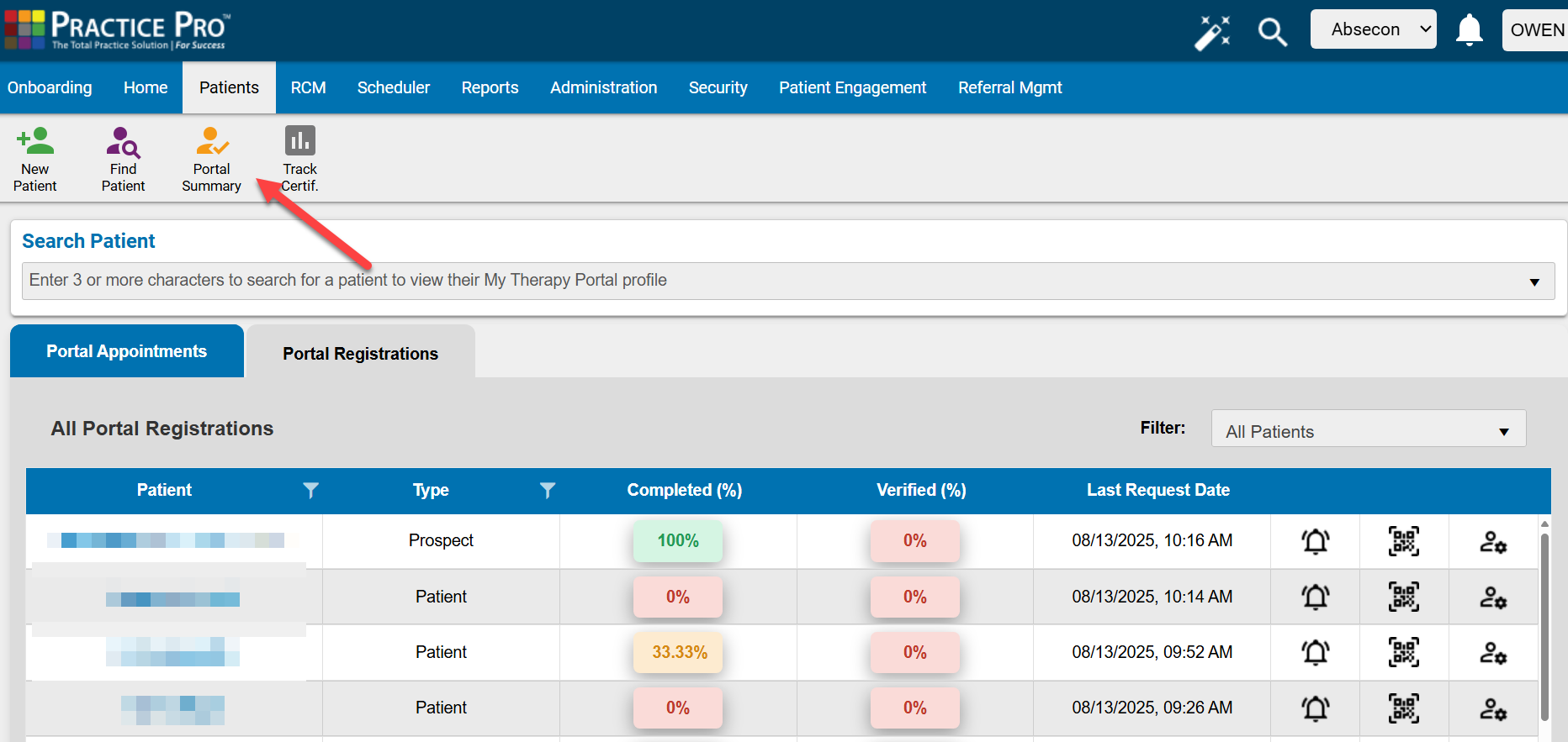 Patient Portal Request Packets – Practice Pro Knowledge Base