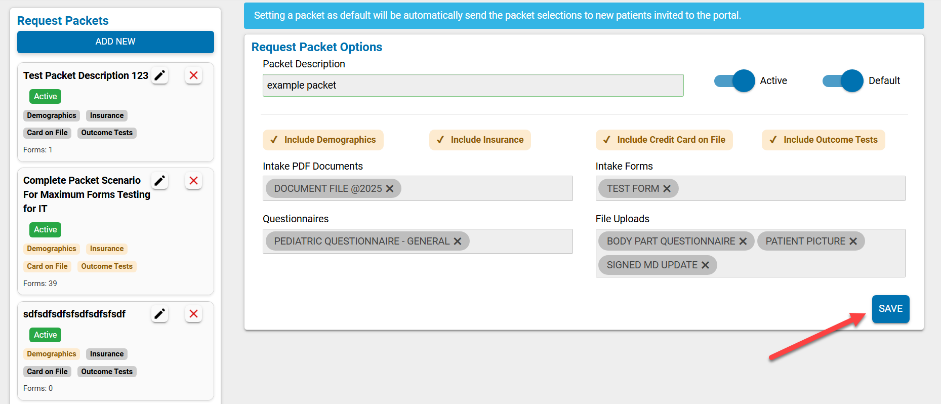 Patient Portal Request Packets – Practice Pro Knowledge Base