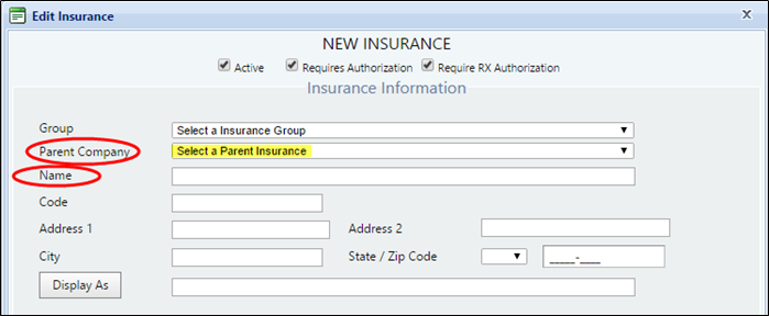 Adding a Parent Insurance – Practice Pro Knowledge Base
