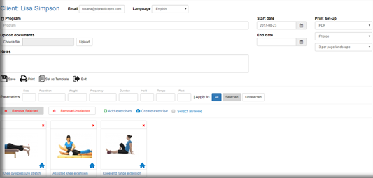 Physiotec Module – Practice Pro Knowledge Base