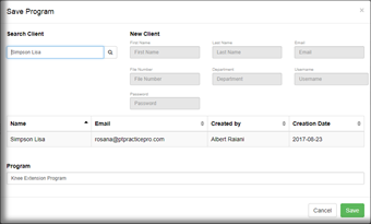 Physiotec Module – Practice Pro Knowledge Base