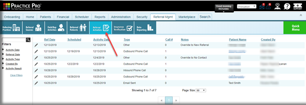 Referral Management Navigation – Practice Pro Knowledge Base