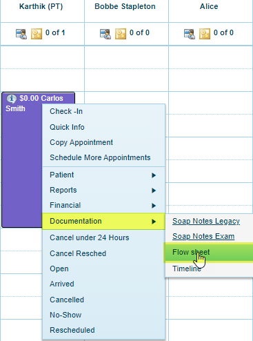 How to Add Flowsheets – Practice Pro Knowledge Base