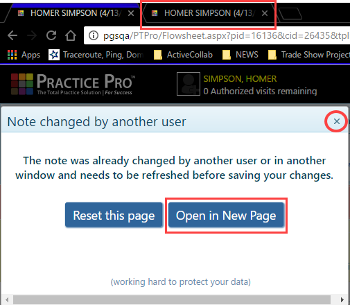 Two Users Updating the Same Flowsheet – Practice Pro Knowledge Base