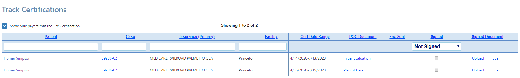 Certifications Date Range – Practice Pro Knowledge Base